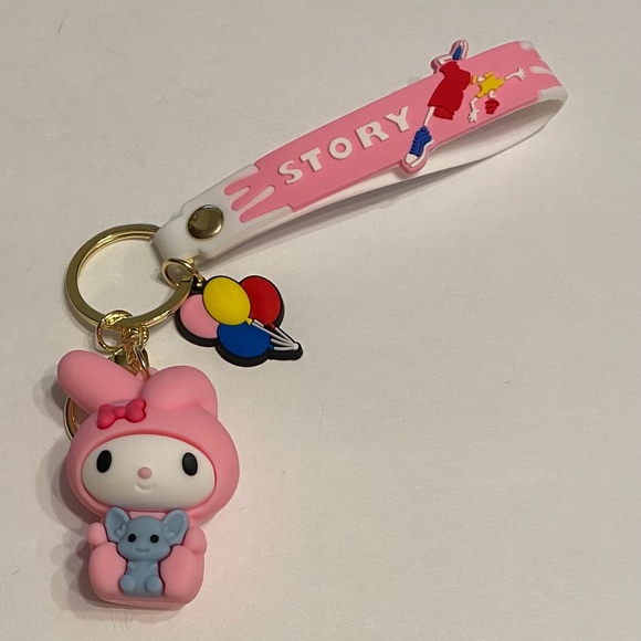 Accessories | Hello Kitty My Melody Figurine Key Chain Ring Story ...